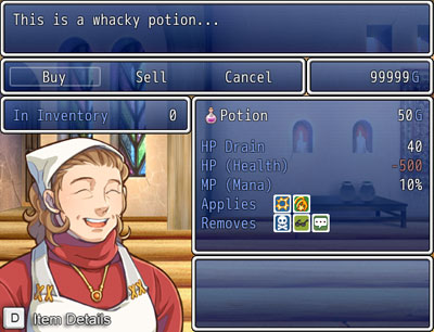 Shop Upgrade | Galv's RPG Maker Scripts & Plugins